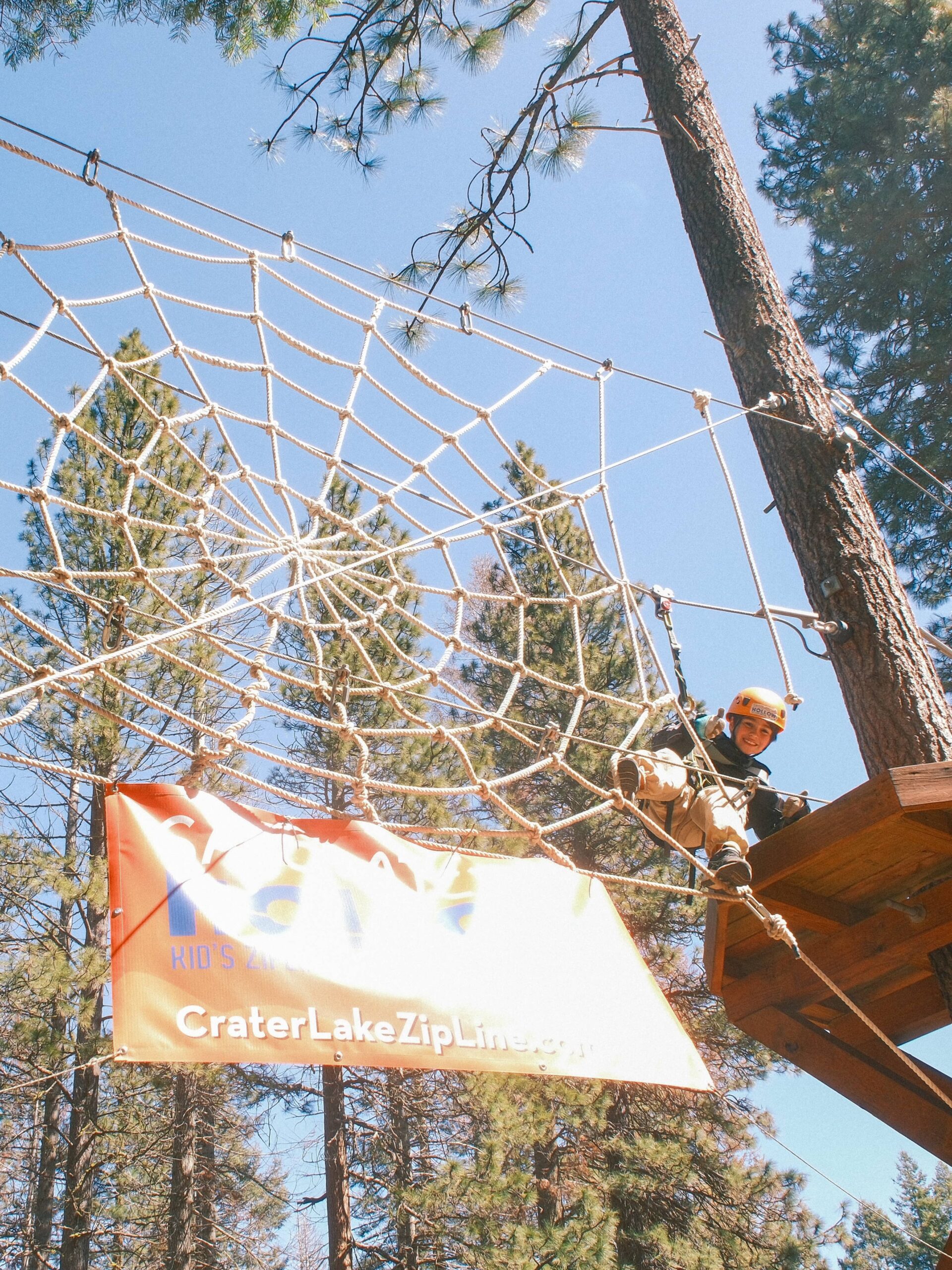 Kids Zipline Klamath Falls, OR - Crater Lake Zipline
